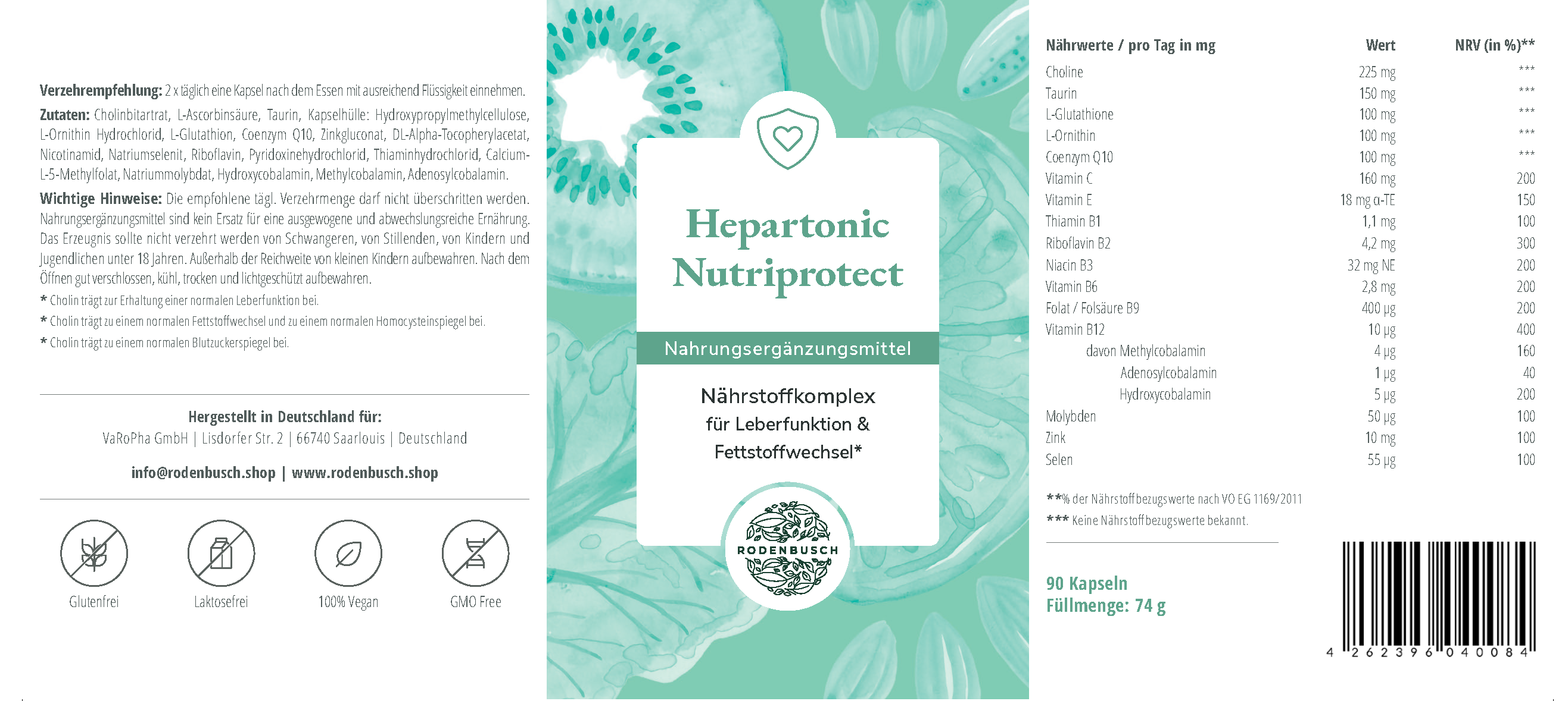 Hepartonic Nutriprotect + Hepartonic Plantoprotect – Rodenbusch